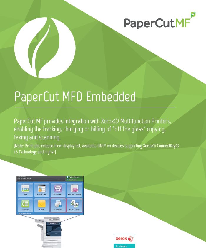 Xerox - Papercut MF for Xerox - Buerger Office Systems